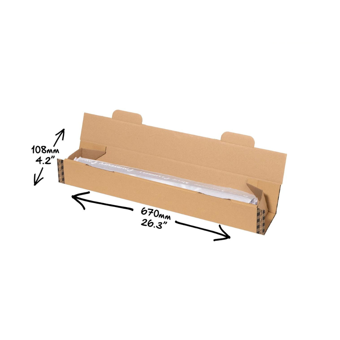 TUBE-A1 (620mm) - impact buffer edge protection (PACK OF 50)