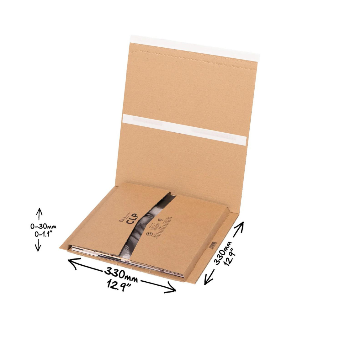 CLP Book Wraps - For up to 6 separate 12" vinyl EPs (PACK OF 50)